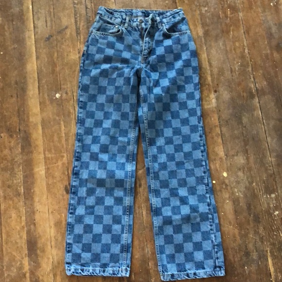 The Ragged Priest | Jeans | Ragged Brand Checkered Denim Jeans | Poshmark